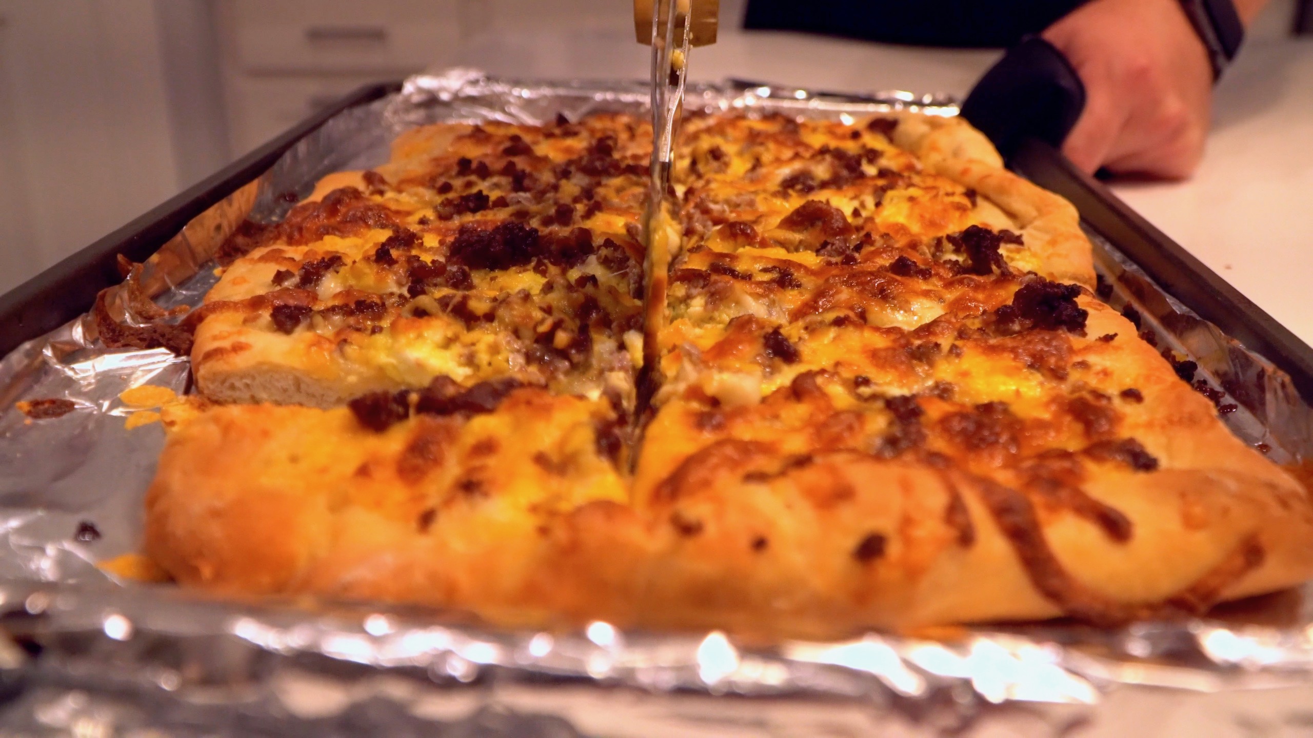 Wild Pig Breakfast Pizza – A Day in the Field